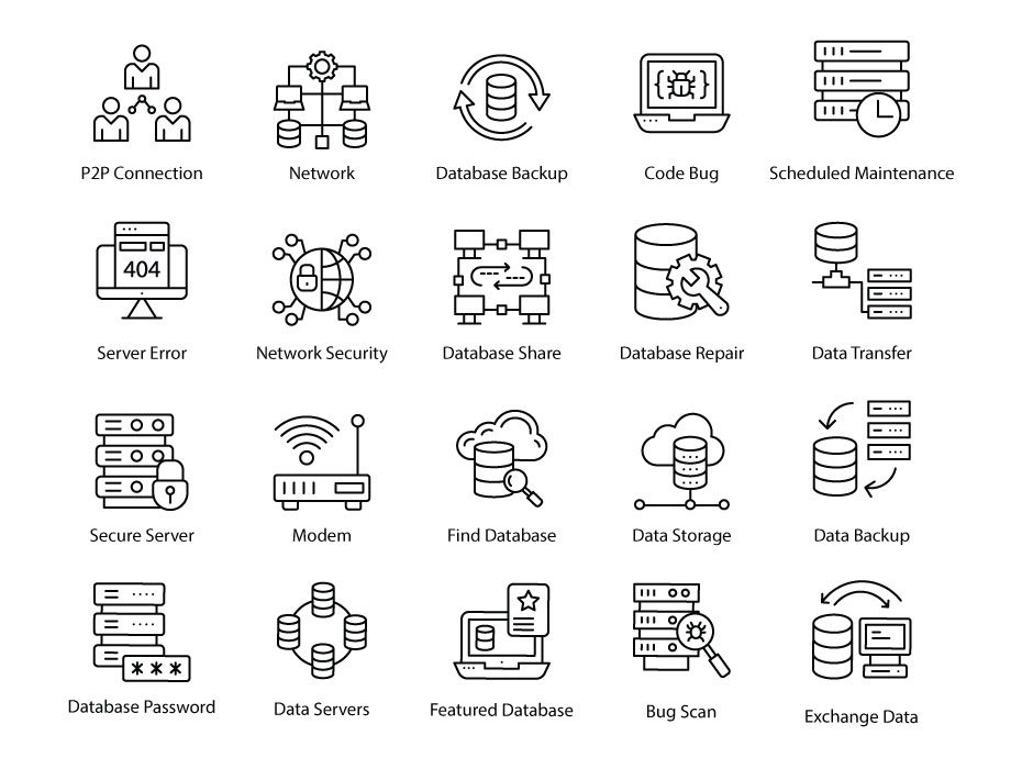 Database Icons Free | Frebers