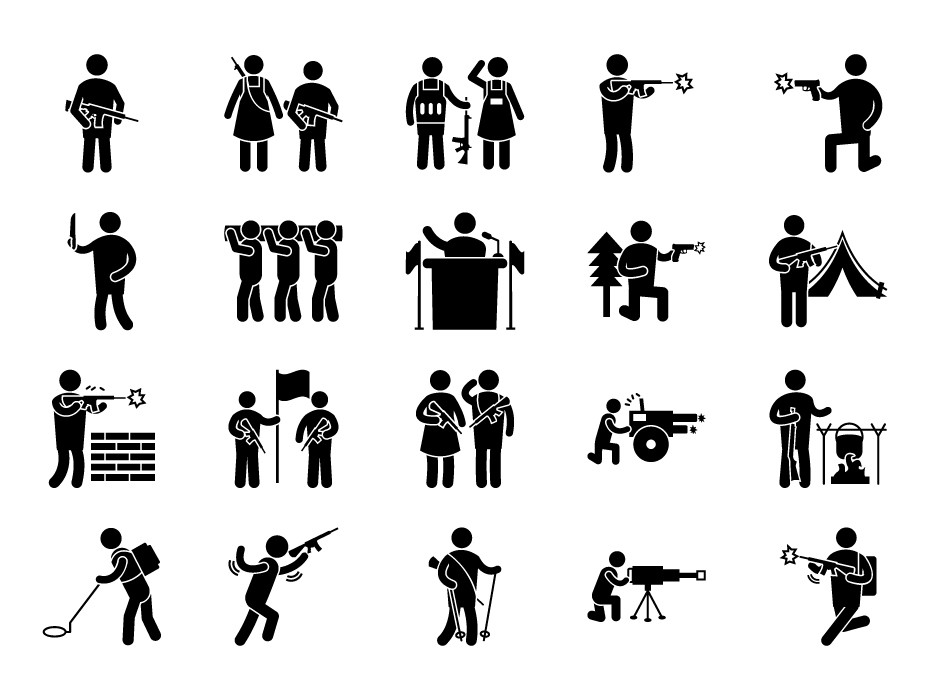 Military Pictograms | Frebers