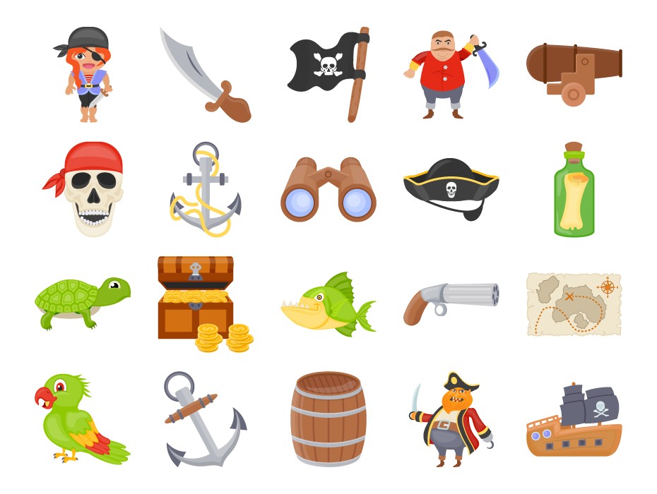 Pirate Icons | Frebers