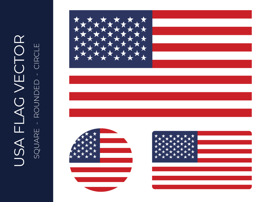 USA Flag Vector | Frebers
