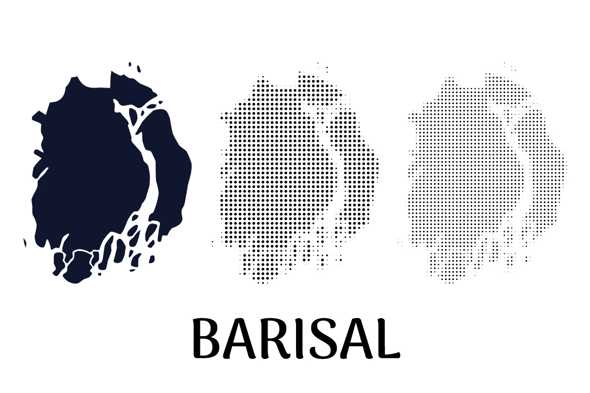 Barisal Map Vector Download | Frebers