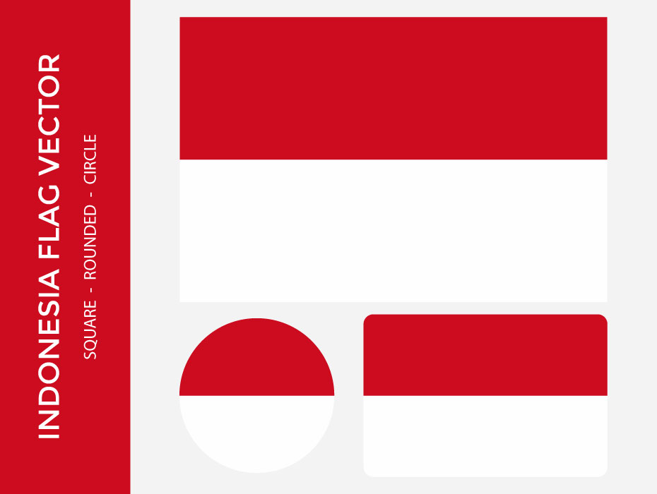 Indonesia Flag Vector - Frebers