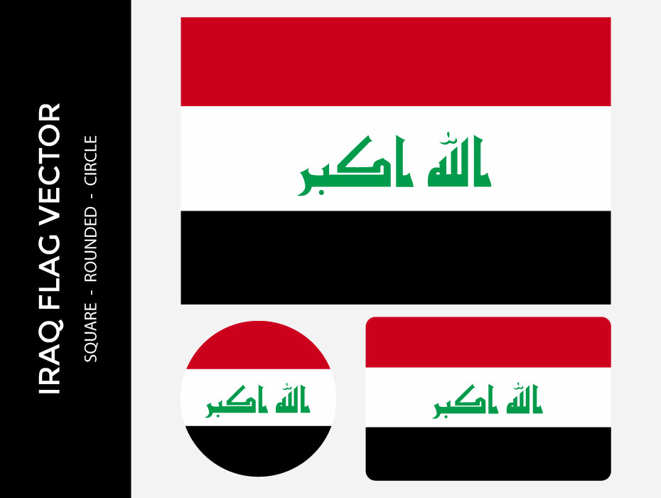 Iraq Flag Vector - Frebers