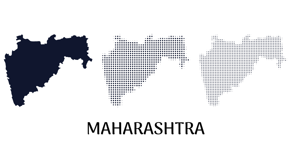 Maharashtra Map Vector Download | Frebers