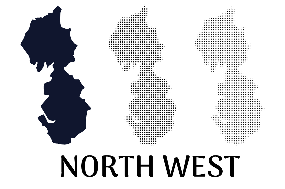 North West Map | Frebers