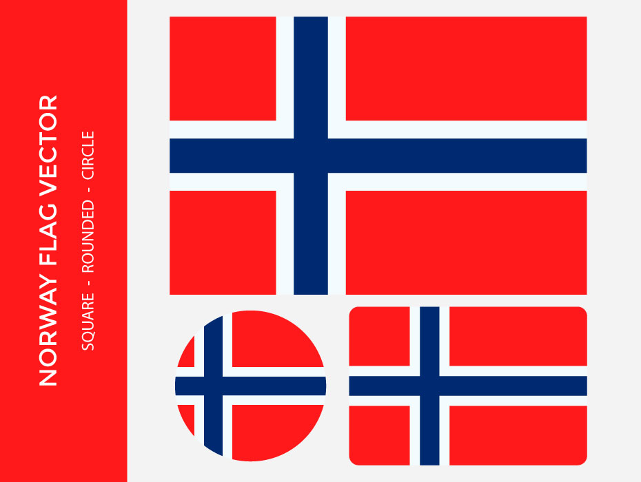 Norway Flag Vector - Frebers
