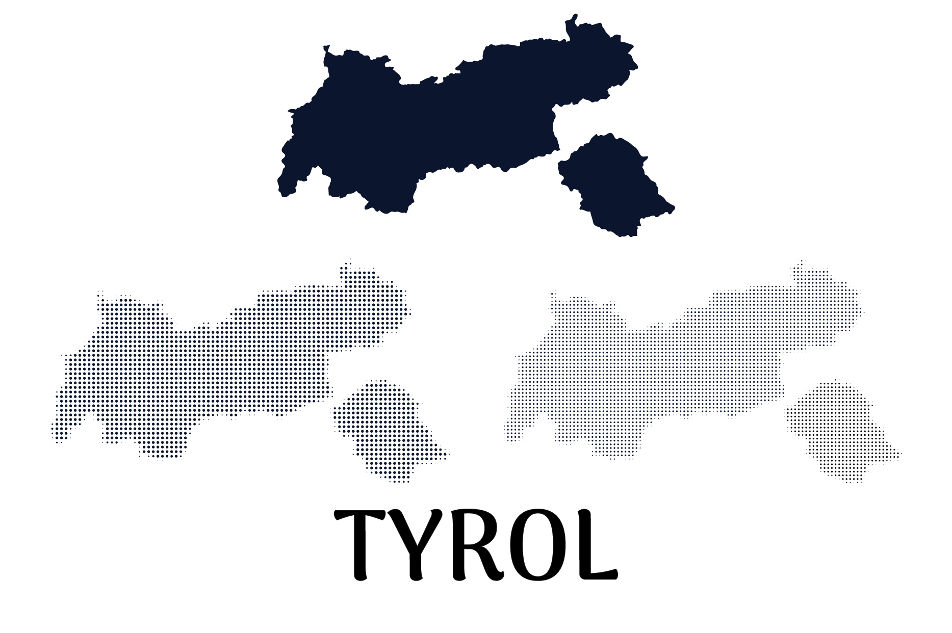 Austria Tyrol Map - Frebers