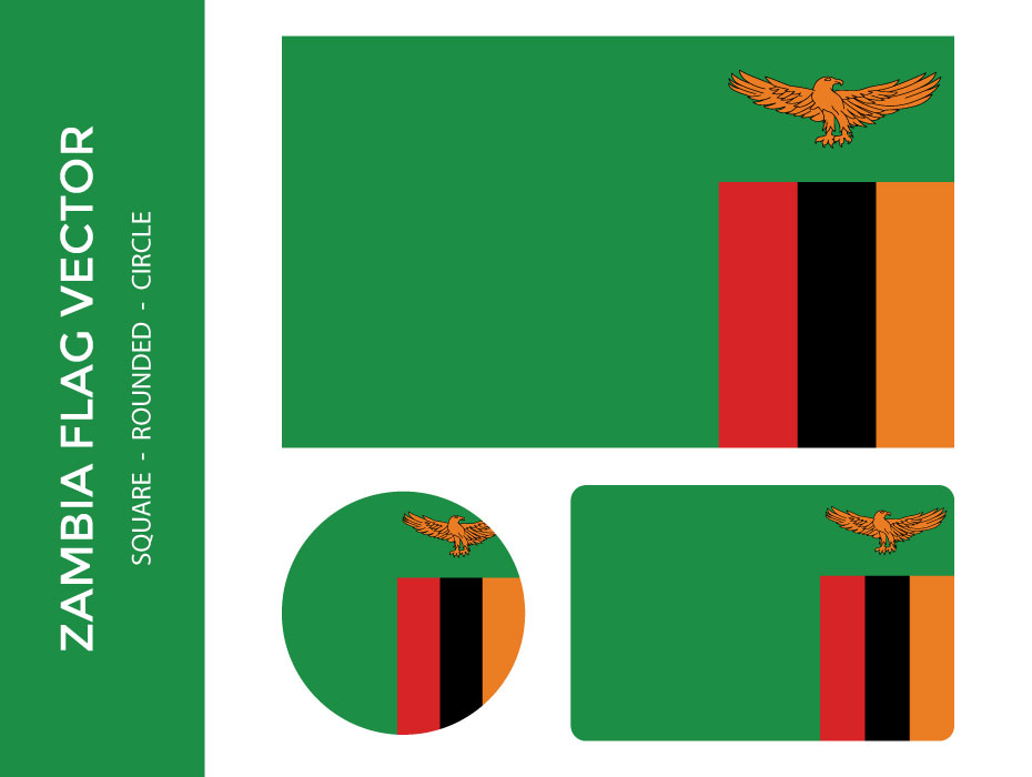 Zambia Flag Vector | Frebers