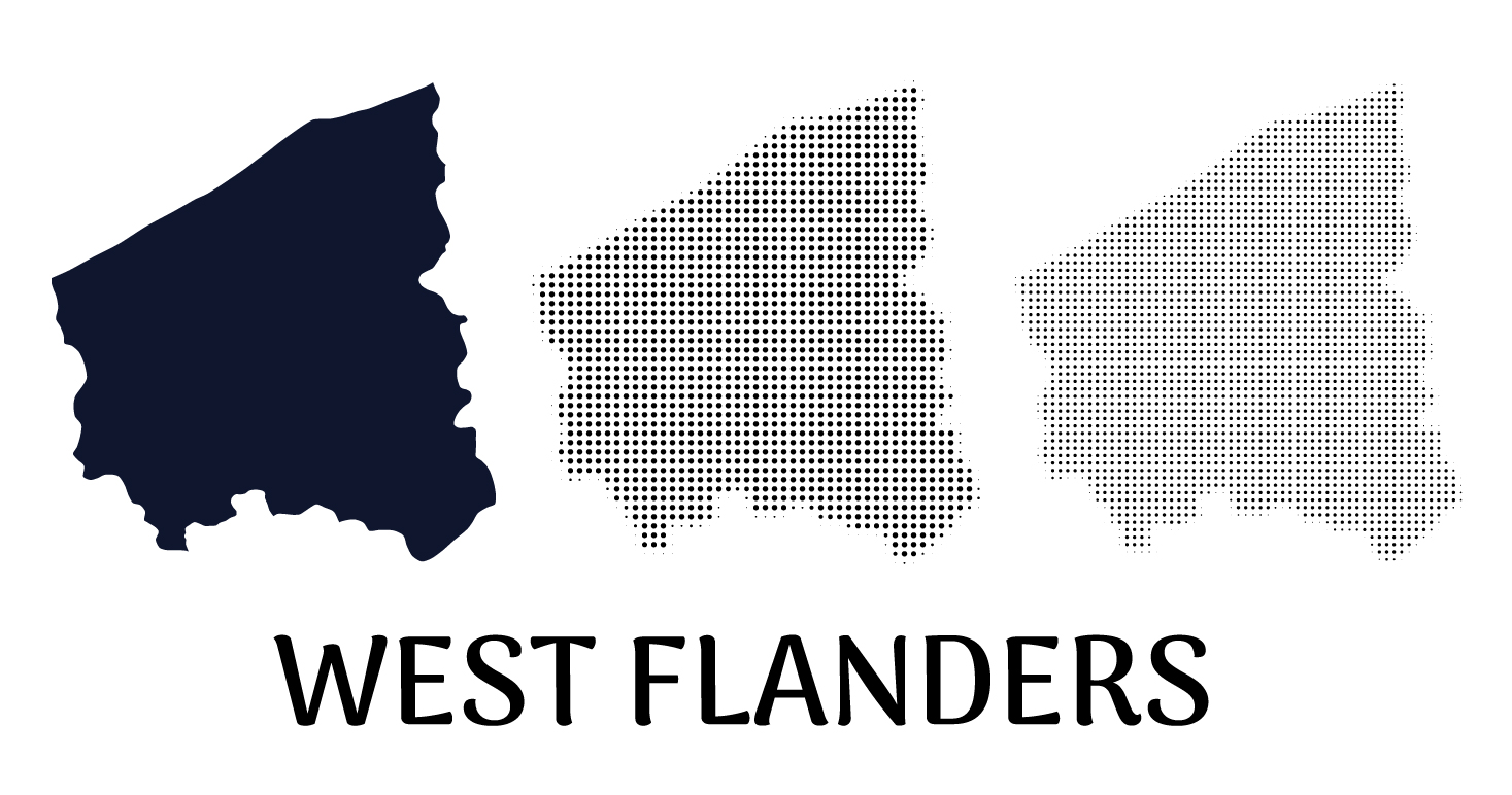 West Flanders Belgium Map | Frebers