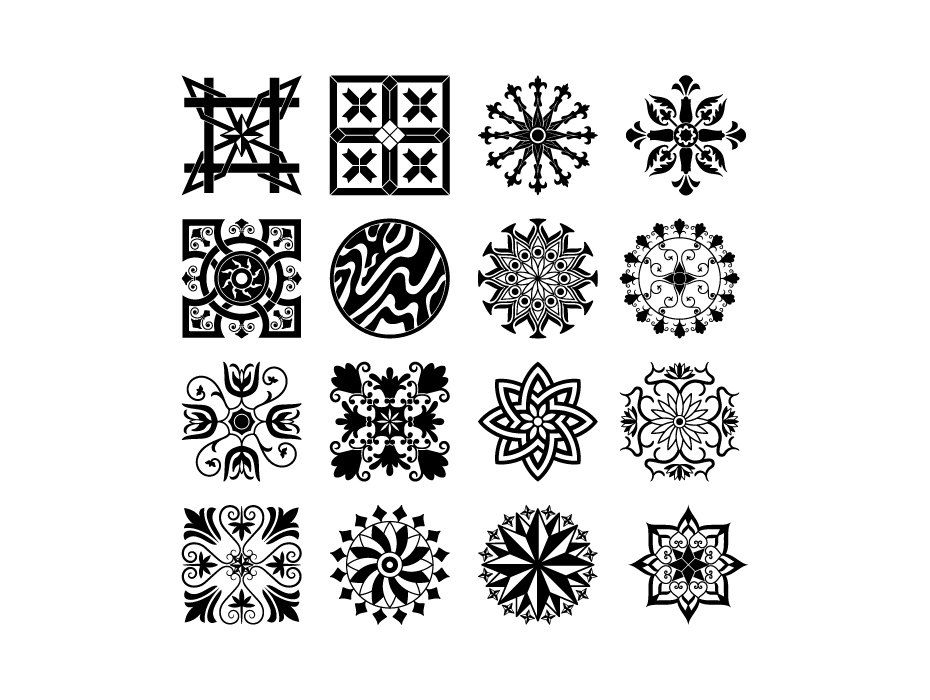 Floral Design Vector Set - Frebers