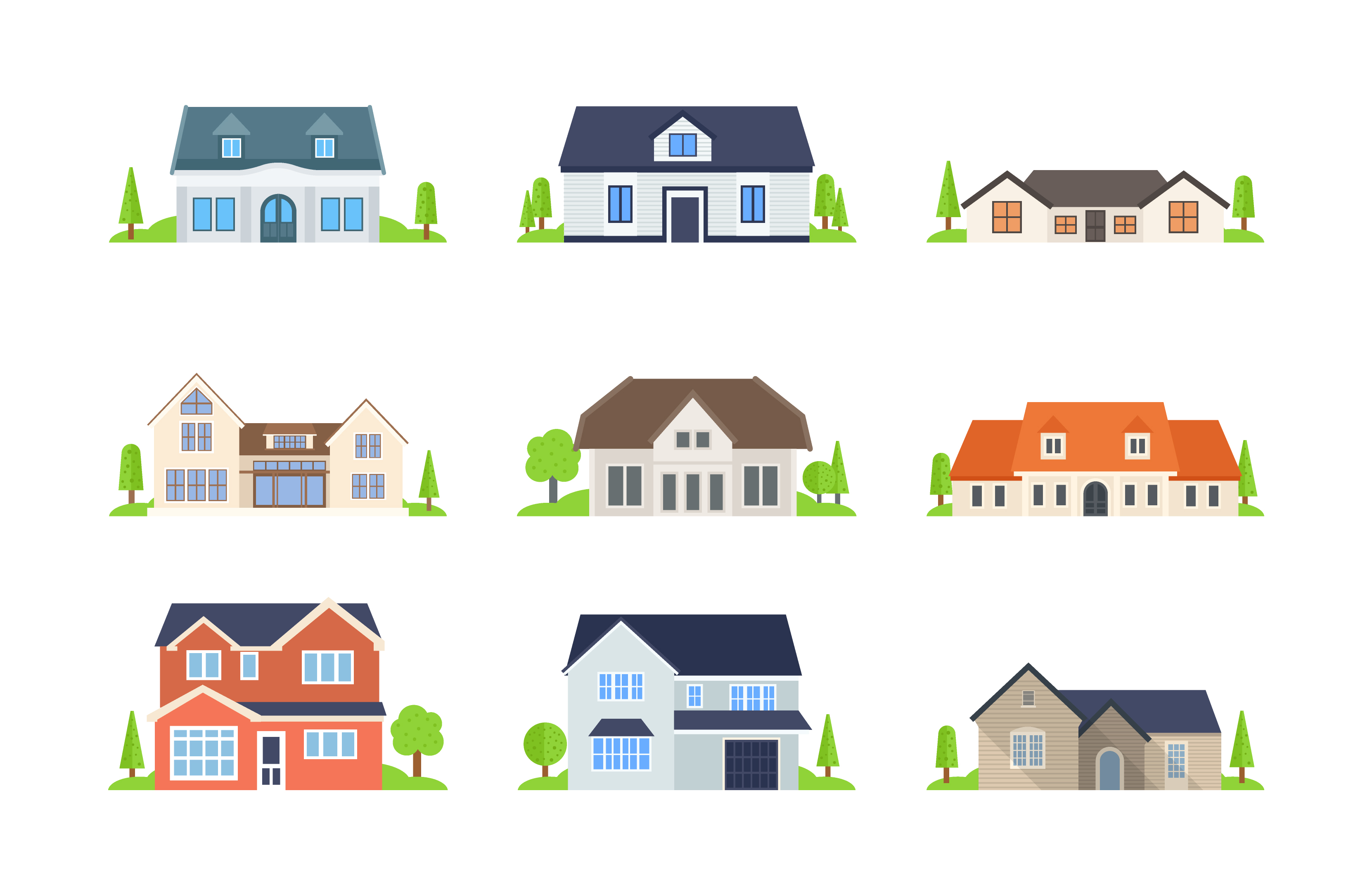 House Real Estate Vectors | Frebers