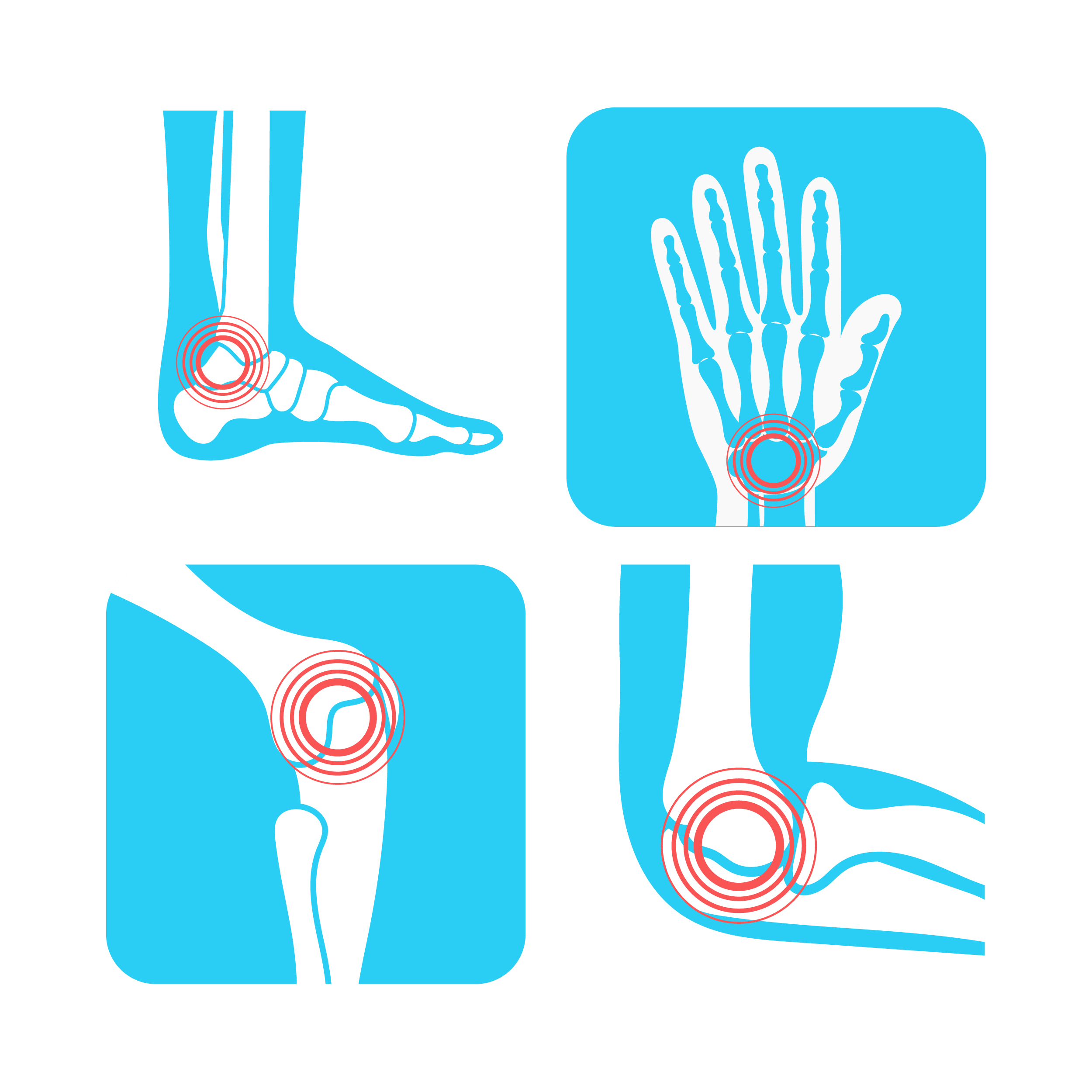 Joint Pain Vectors Pack | Frebers